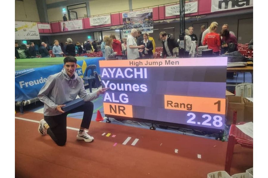 Younes Ayachi bat à nouveau le record national – planetesportdz